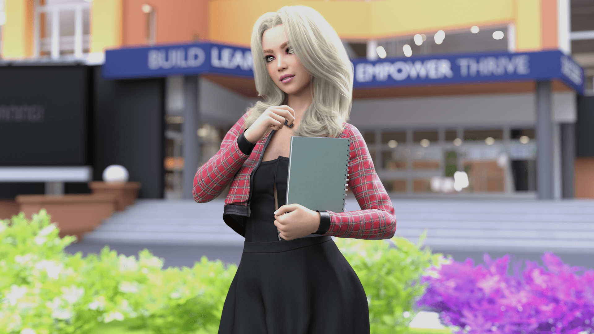 Young Anika 3d Render Renderhub Gallery