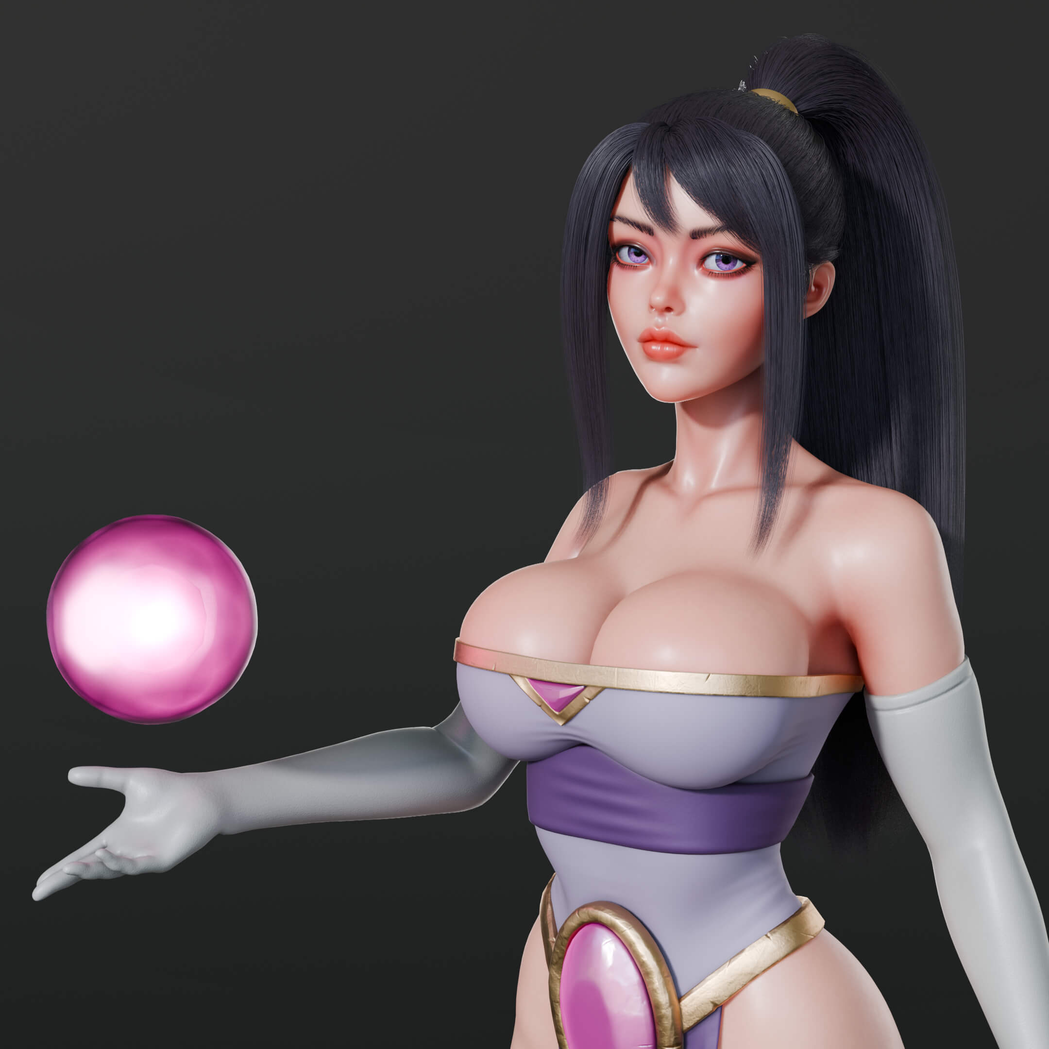 Iris Fan Art 3D Render, Digital Art by Fernando Silva