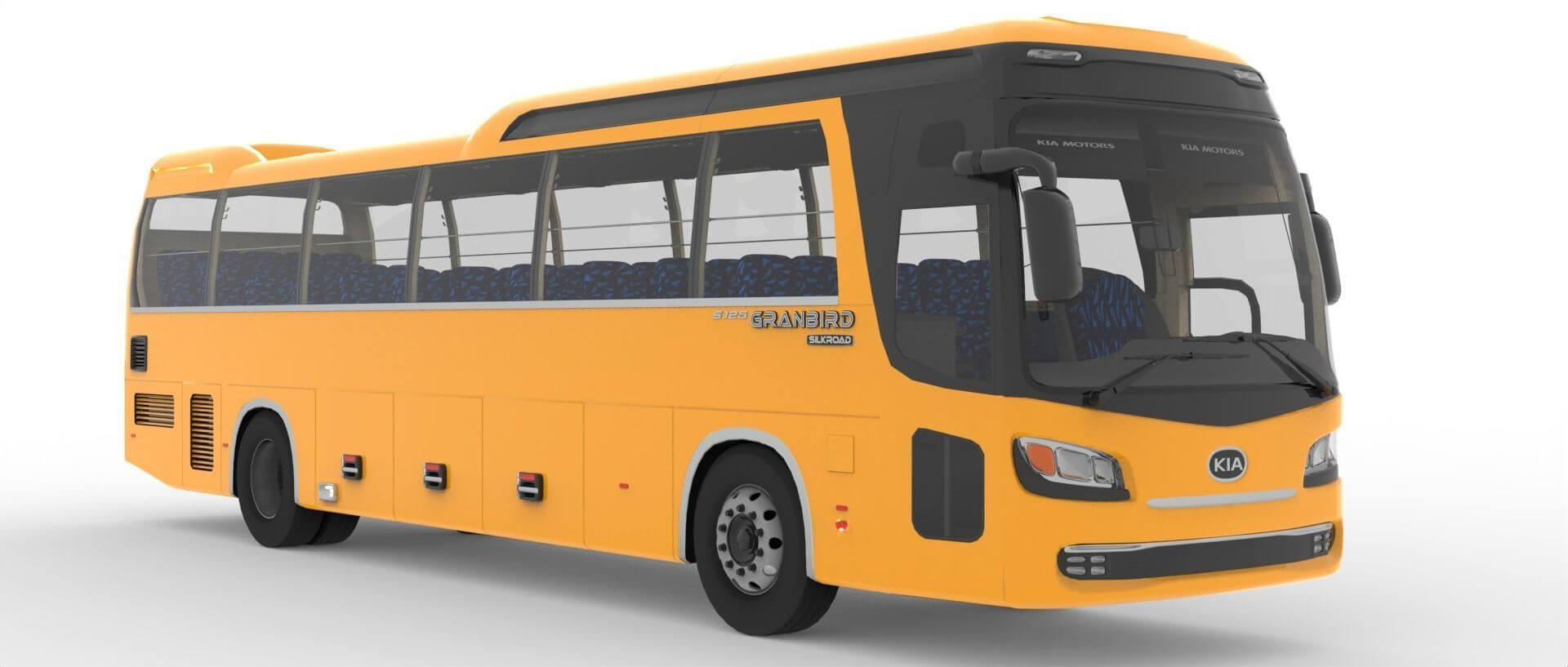 Kia Granbird Silkroad Bus - 3D Model by Fernd