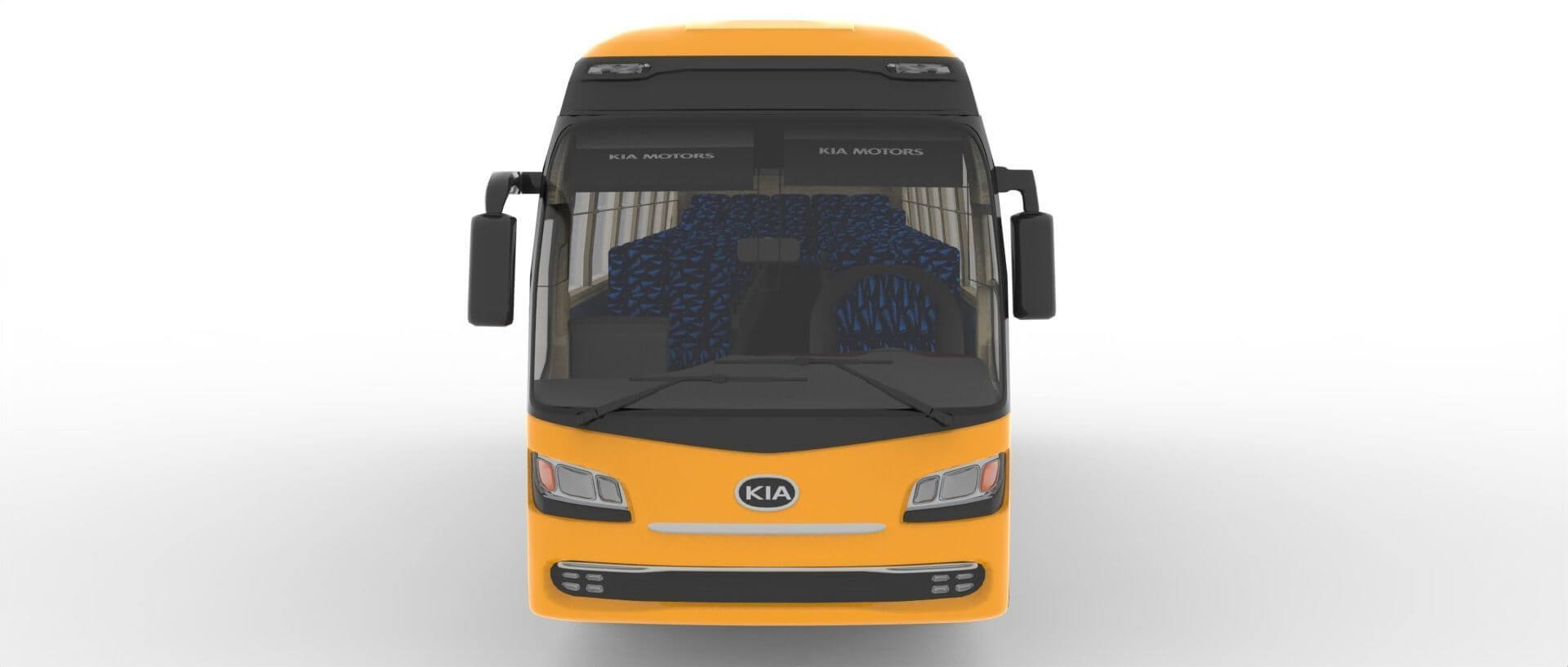Kia Granbird Silkroad Bus - 3D Model by Fernd