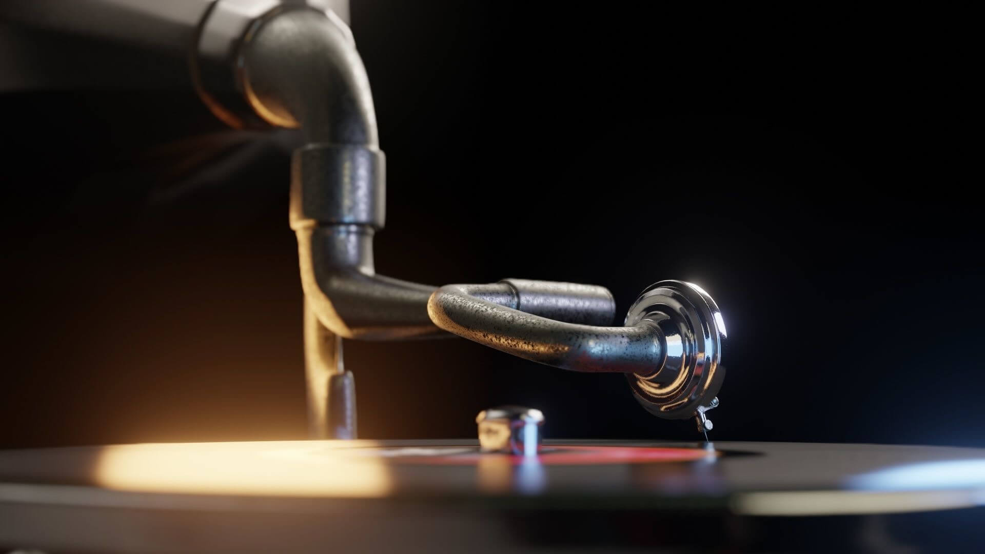 Gramophone Phonograph Low Poly - 3D Model by fhpstudio