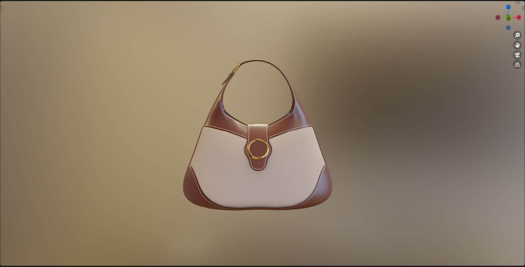 Woman Fashion Hand Bag - 3D Model by fhpstudio