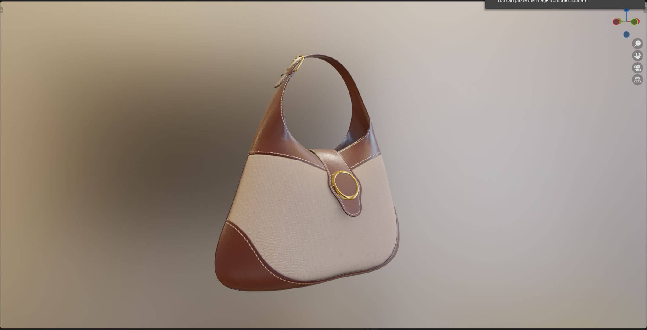 Woman Fashion Hand Bag - 3D Model by fhpstudio