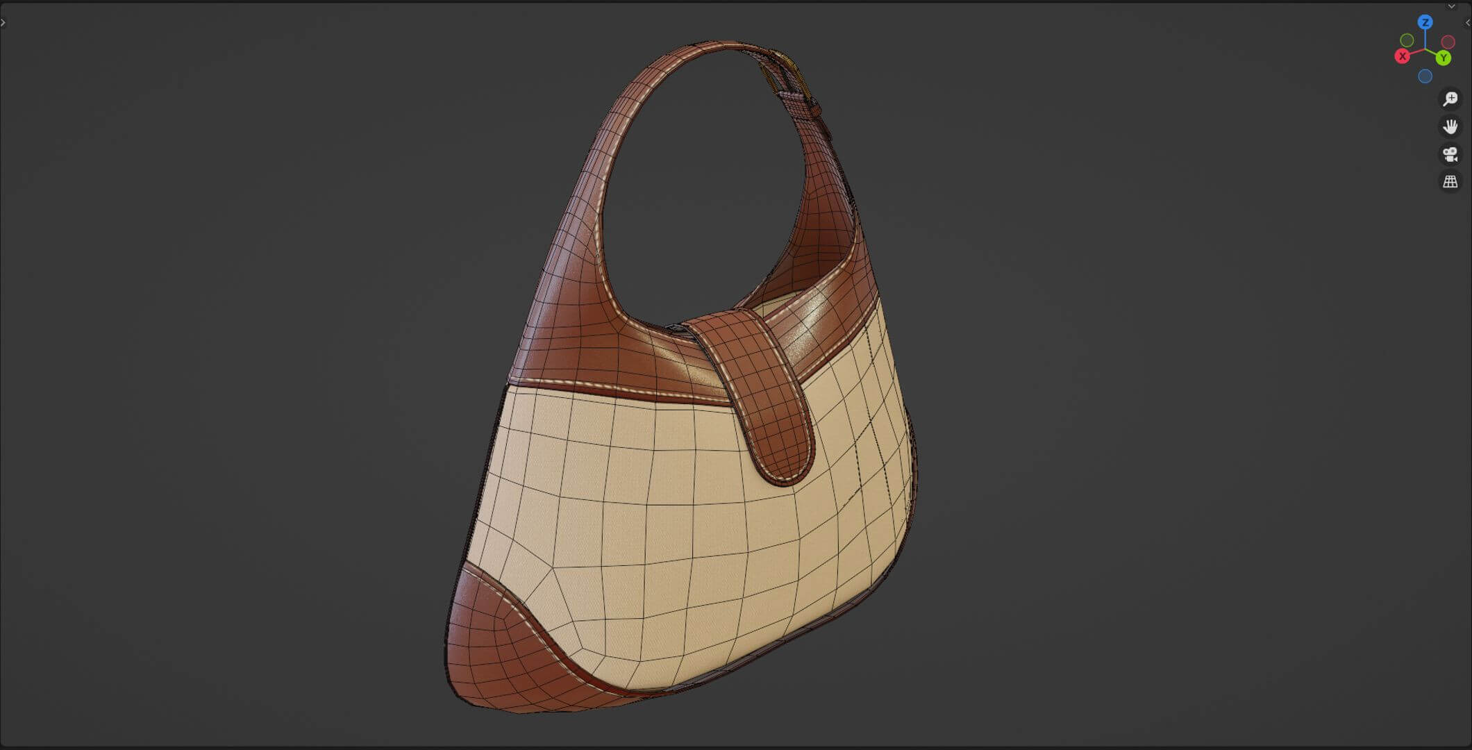 Woman Fashion Hand Bag - 3D Model by fhpstudio