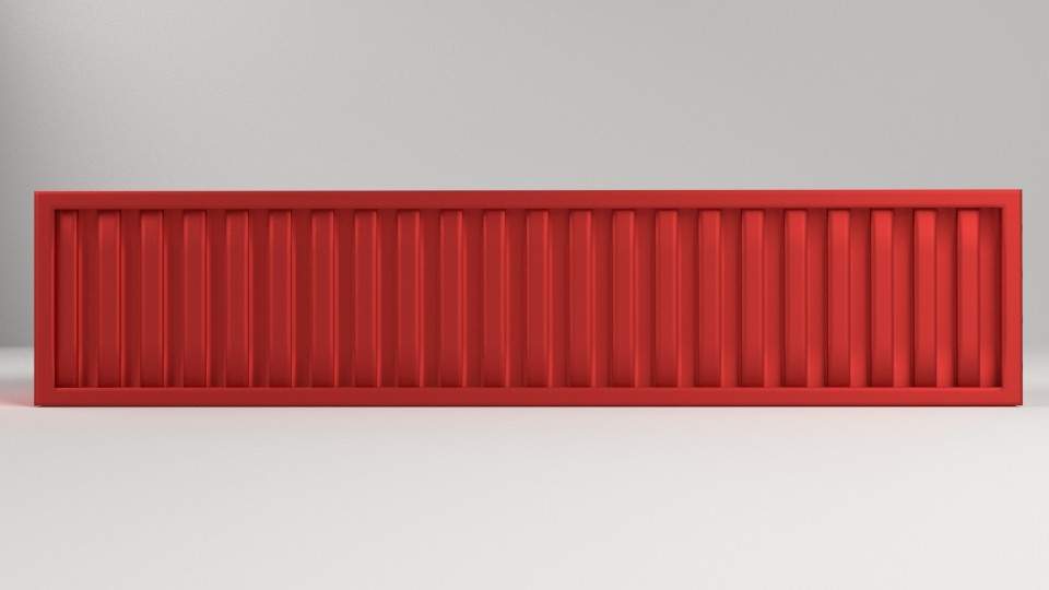 40ft Cargo Container - 3D Model by fikreezakwan
