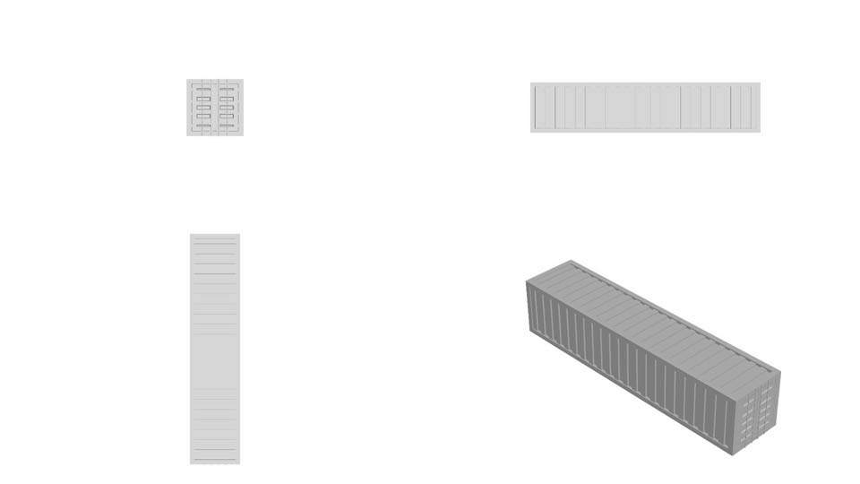 40ft Cargo Container - 3D Model by fikreezakwan