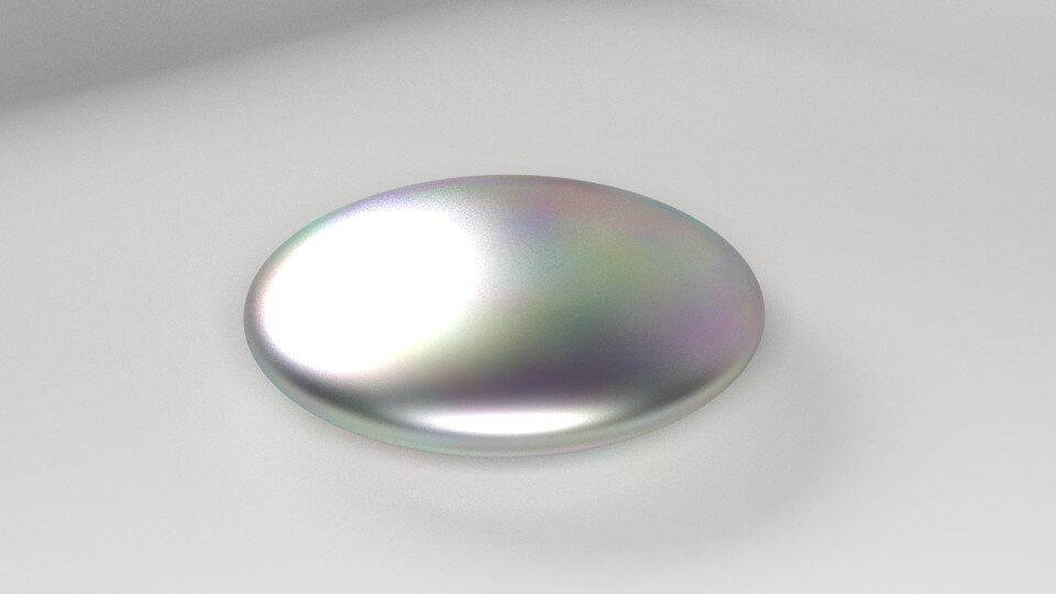 Button Pearl - 3D Model by fikreezakwan