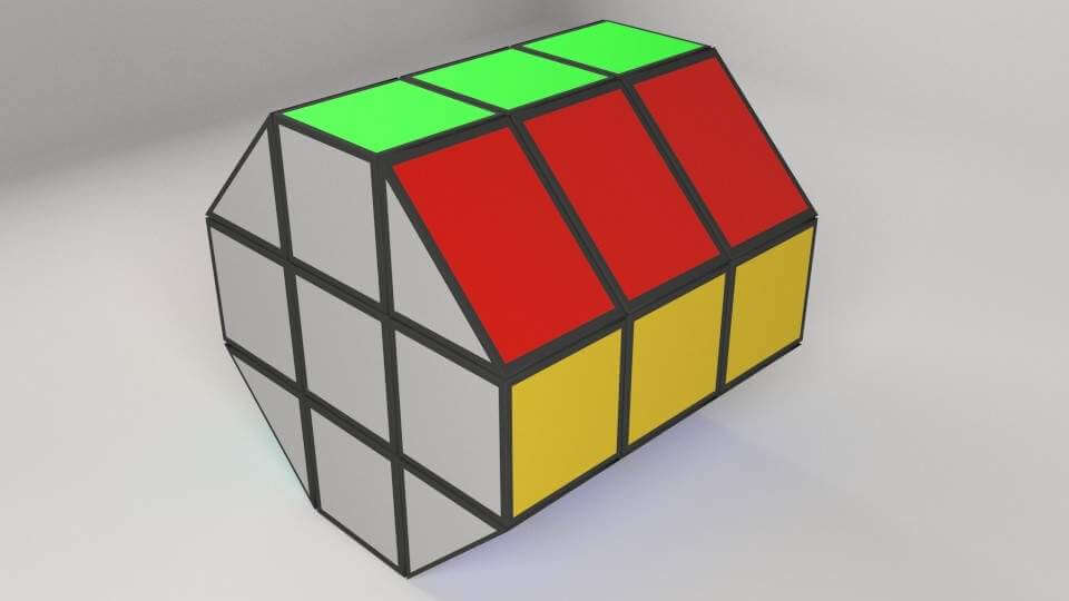 Combination Puzzle - Barrel Cube 3D Model by fikreezakwan