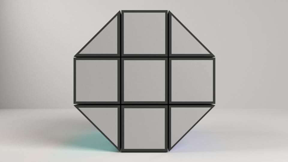 Combination Puzzle - Barrel Cube 3D Model by fikreezakwan