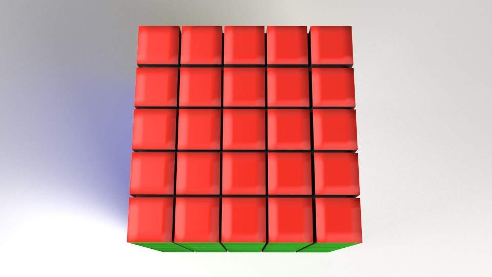 Combination Puzzle - Professor Cube 3D Model by fikreezakwan