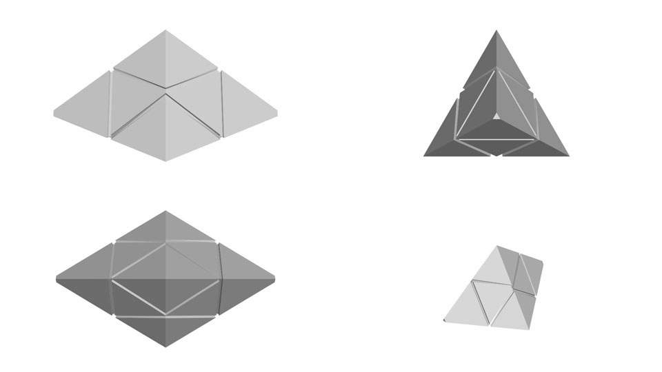 Combination Puzzle - Skewb Diamond 3D Model by fikreezakwan