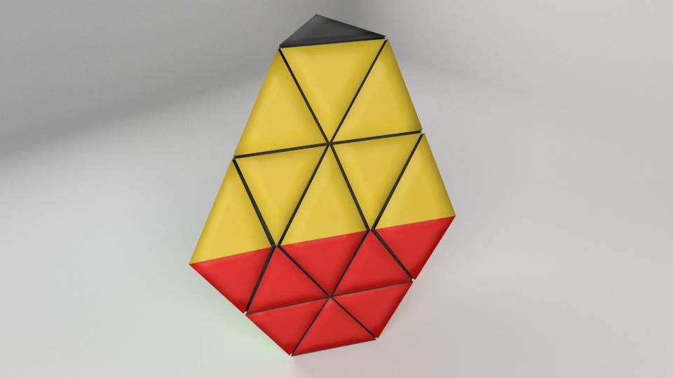 Combination Puzzle - Skewb Ultimate 3D Model by fikreezakwan