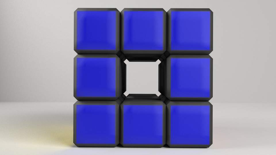 Combination Puzzle - Void Cube 3D Model by fikreezakwan