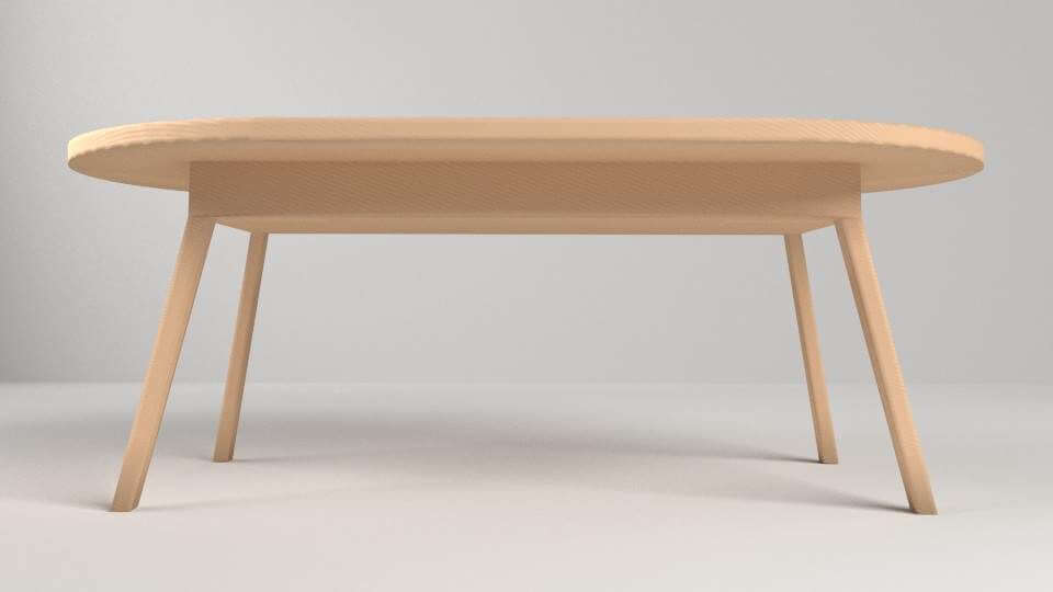 D-End Table 3D Model by fikreezakwan