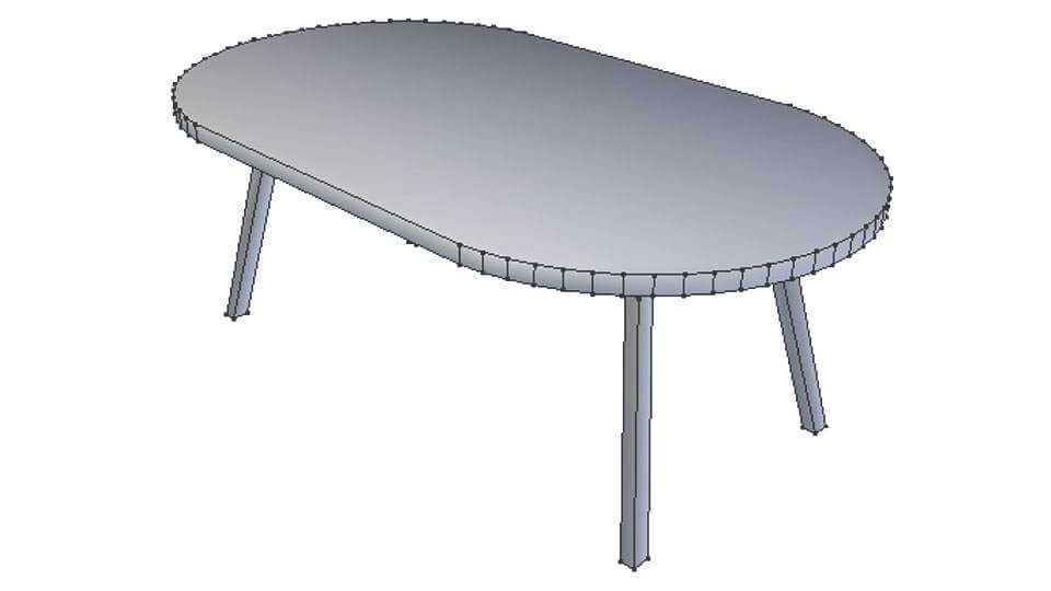 D-End Table 3D Model by fikreezakwan