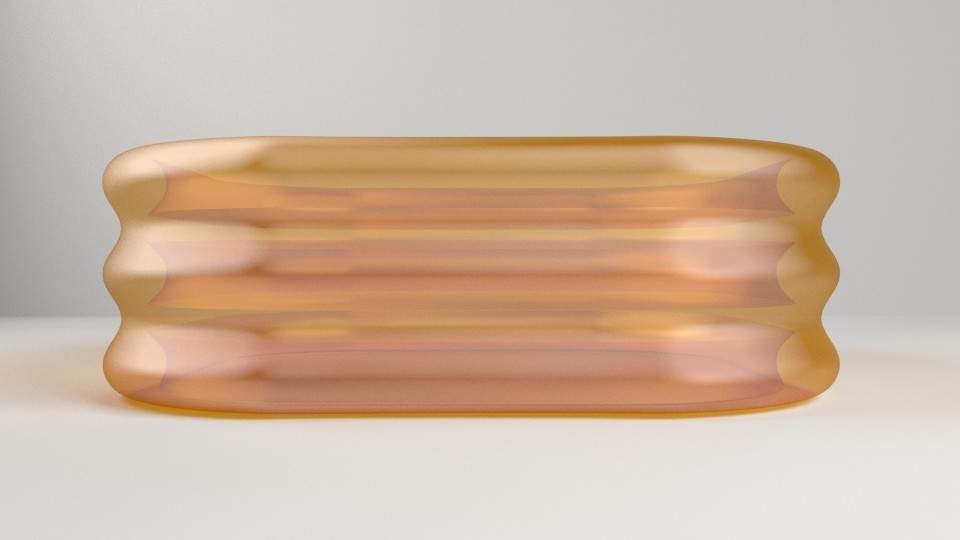 Inflatable Pool - Square Shape 3D Model by fikreezakwan