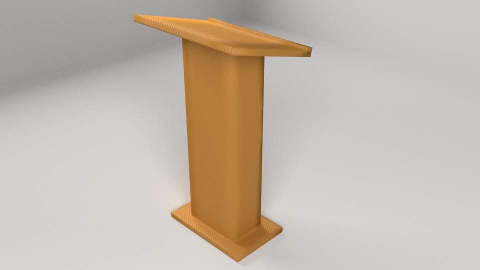 Lectern 1 - 3D Model by fikreezakwan