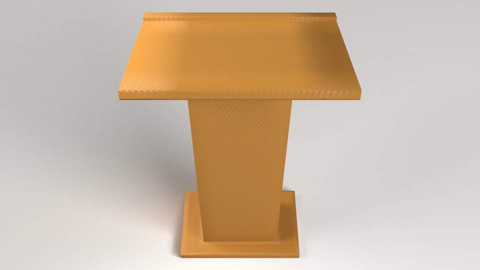 Lectern 1 - 3D Model by fikreezakwan