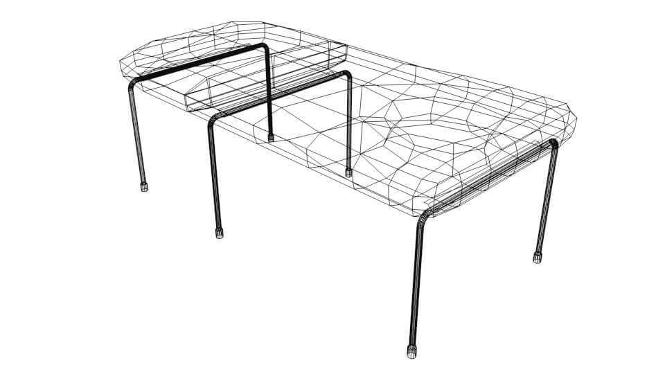 Massage Table 1 - 3D Model by fikreezakwan
