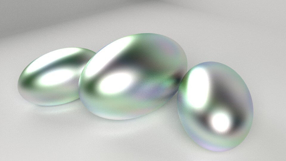 Oval Pearl - 3D Model by fikreezakwan