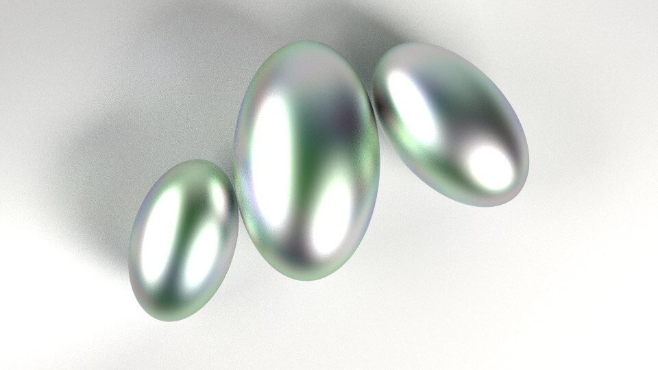 Oval Pearl - 3D Model by fikreezakwan