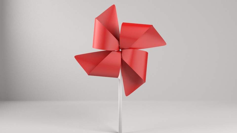 Pinwheel 1 - 3D Model by fikreezakwan