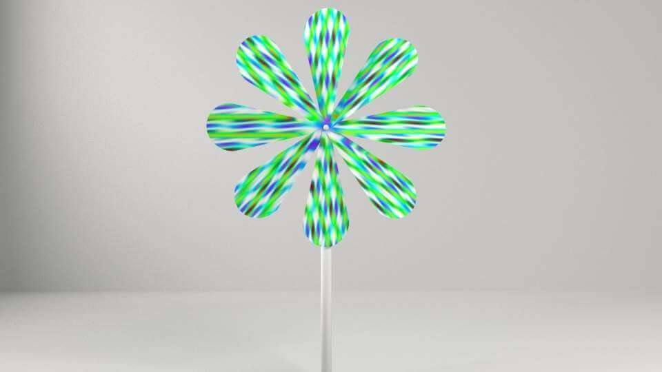 Pinwheel 3 - 3D Model by fikreezakwan