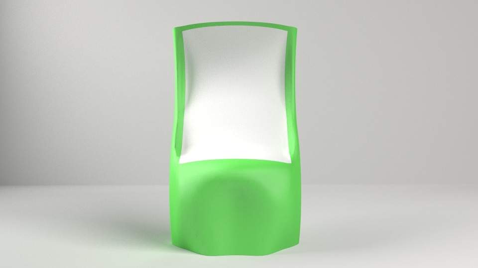 S-Shape Chair 1 3D Model by fikreezakwan