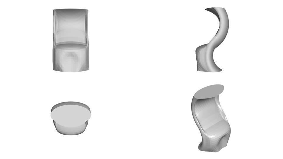 S-Shape Chair 1 3D Model by fikreezakwan