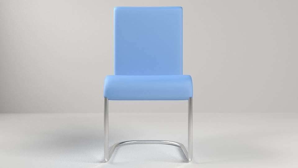 S-Shape Chair 3 3D Model by fikreezakwan