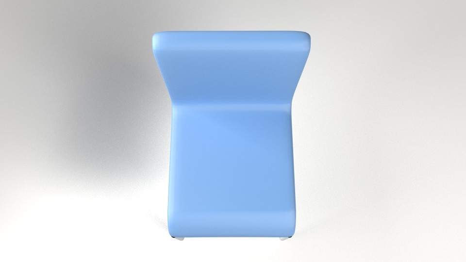 S-Shape Chair 3 3D Model by fikreezakwan