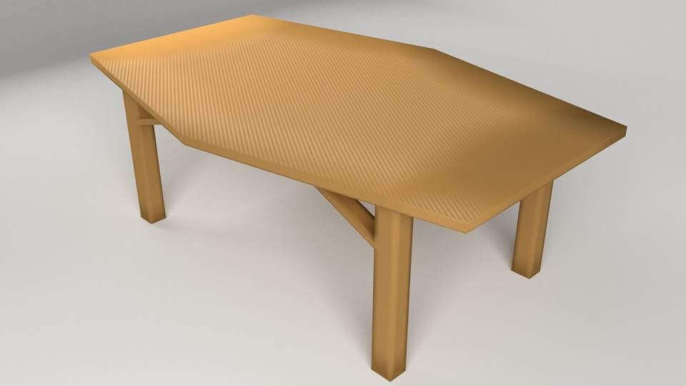 Specific Shape Table - 3D Model by fikreezakwan