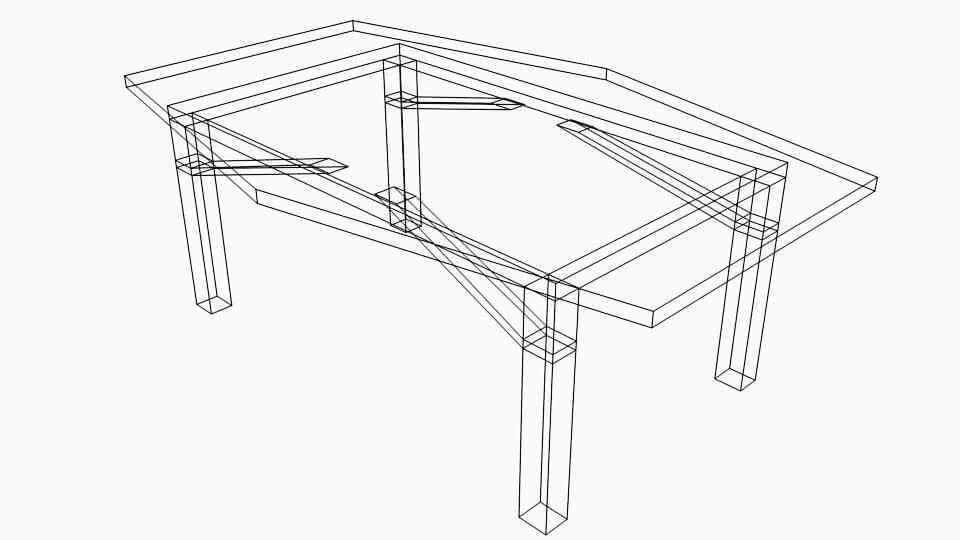 Specific Shape Table - 3D Model by fikreezakwan