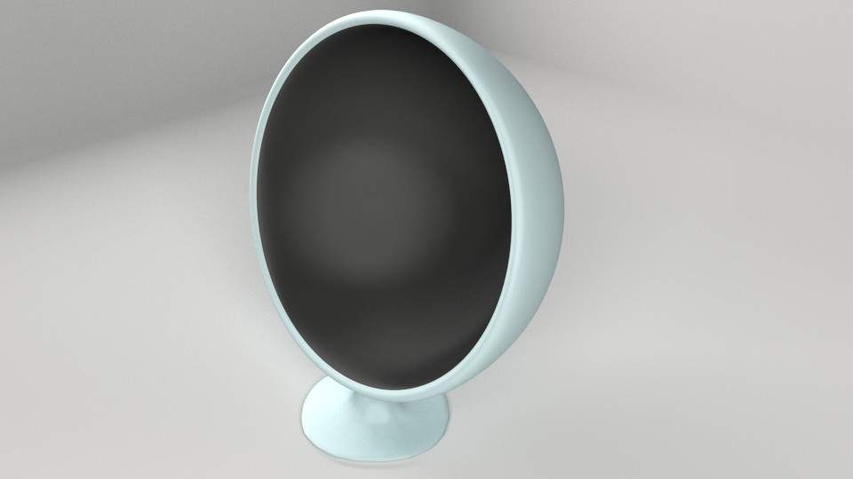 Sphere Chair 1 - 3D Model by fikreezakwan