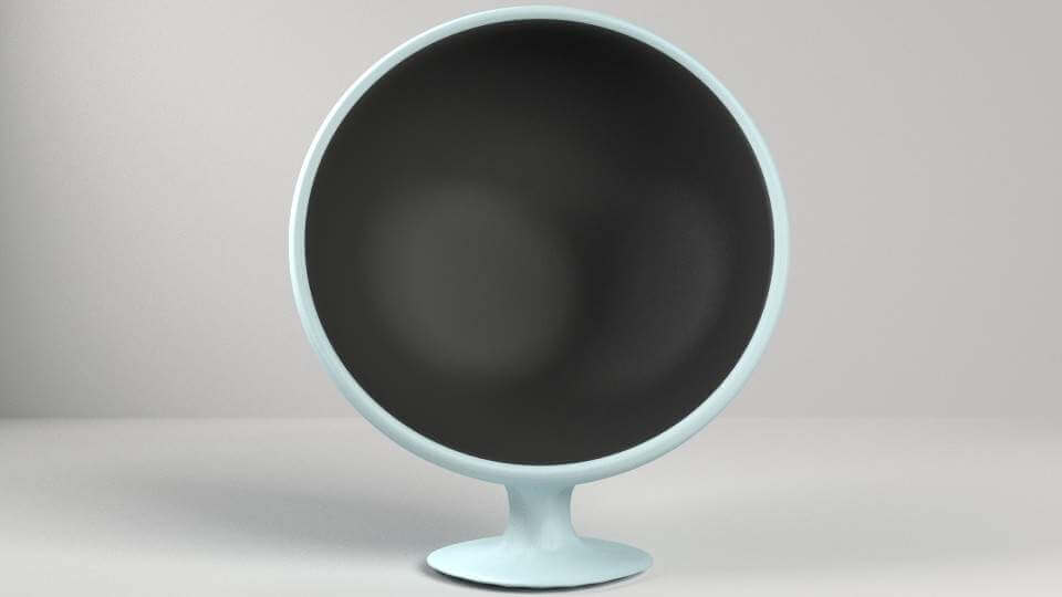Sphere Chair 1 - 3D Model by fikreezakwan