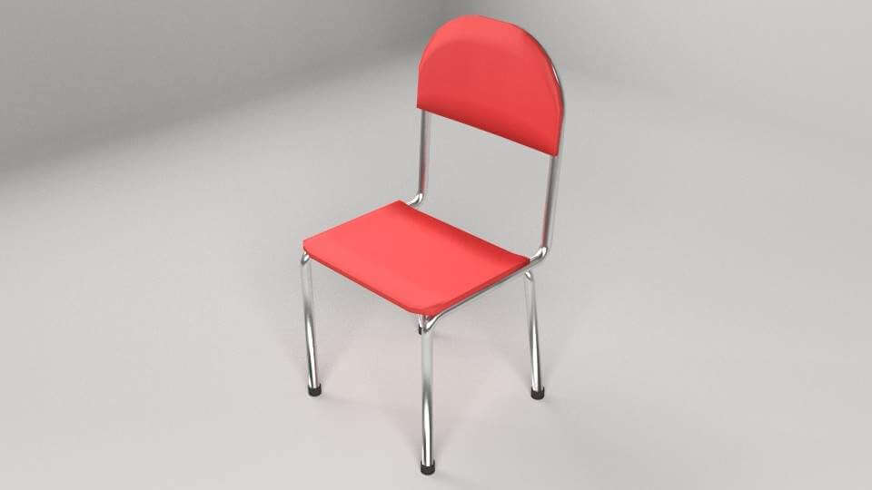 Stacking Chair 1 - 3D Model by fikreezakwan