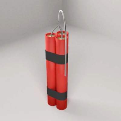 Triple Stick Dynamite - 3D Model by fikreezakwan
