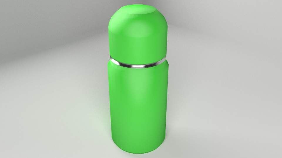 Vacuum Flask 3 - 3D Model by fikreezakwan