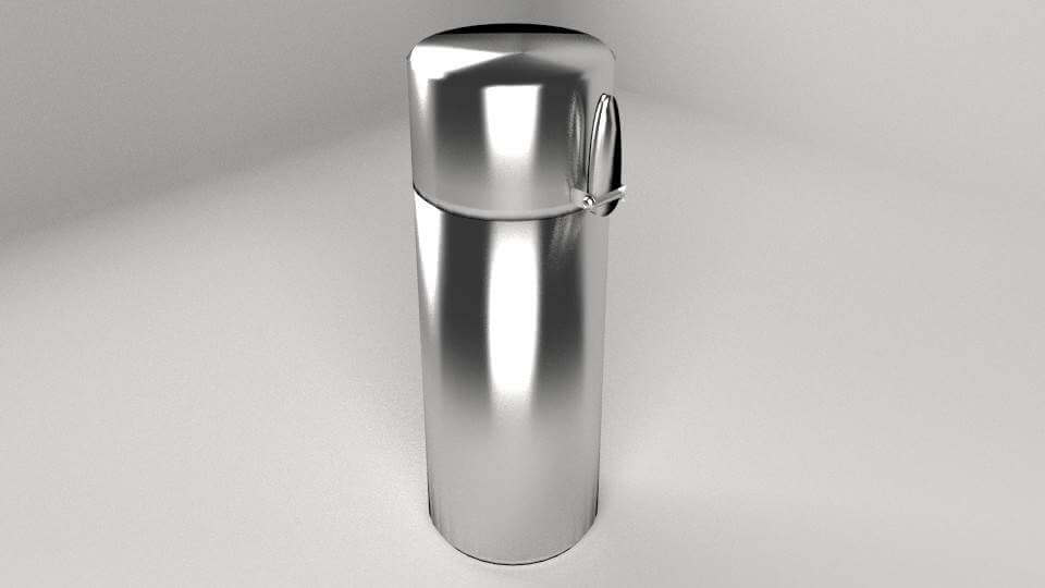Vacuum Flask 5 - 3D Model by fikreezakwan