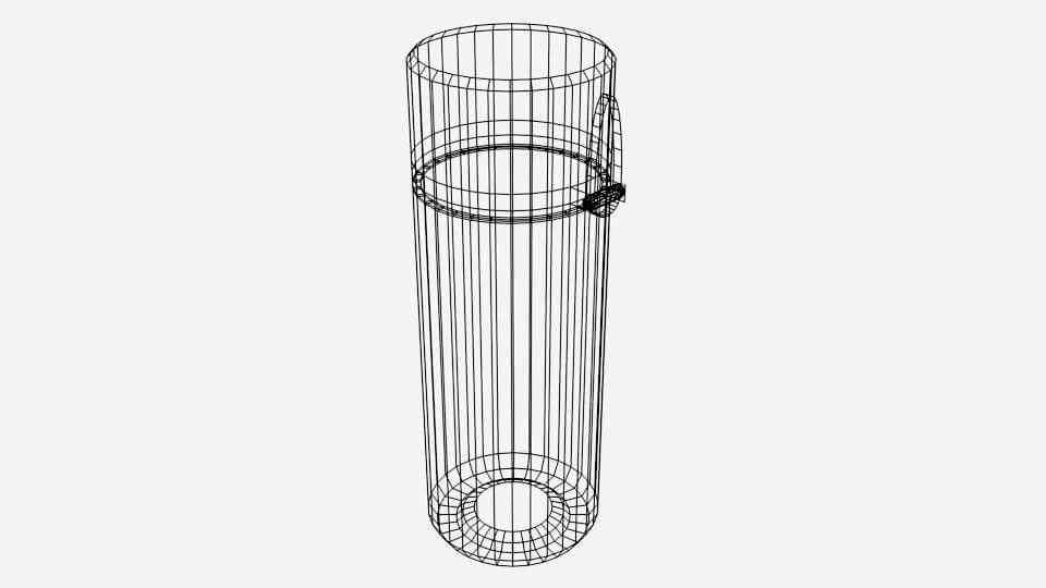 Vacuum Flask 5 - 3D Model by fikreezakwan