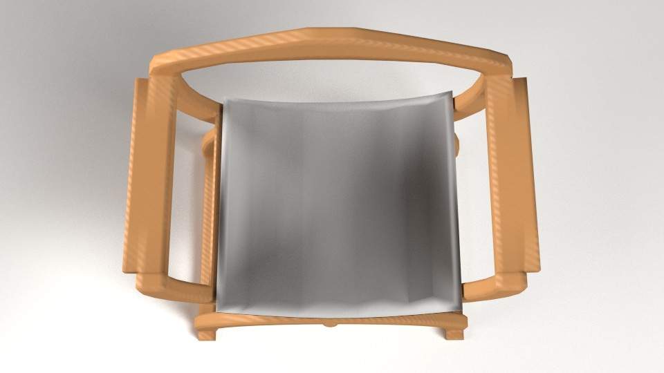 X-Shape Chair 1 3D Model by fikreezakwan