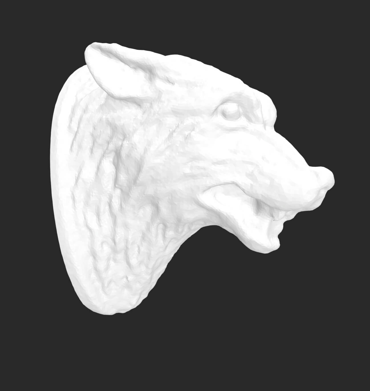 Wolf's Head.. - 3D Model by Find3D