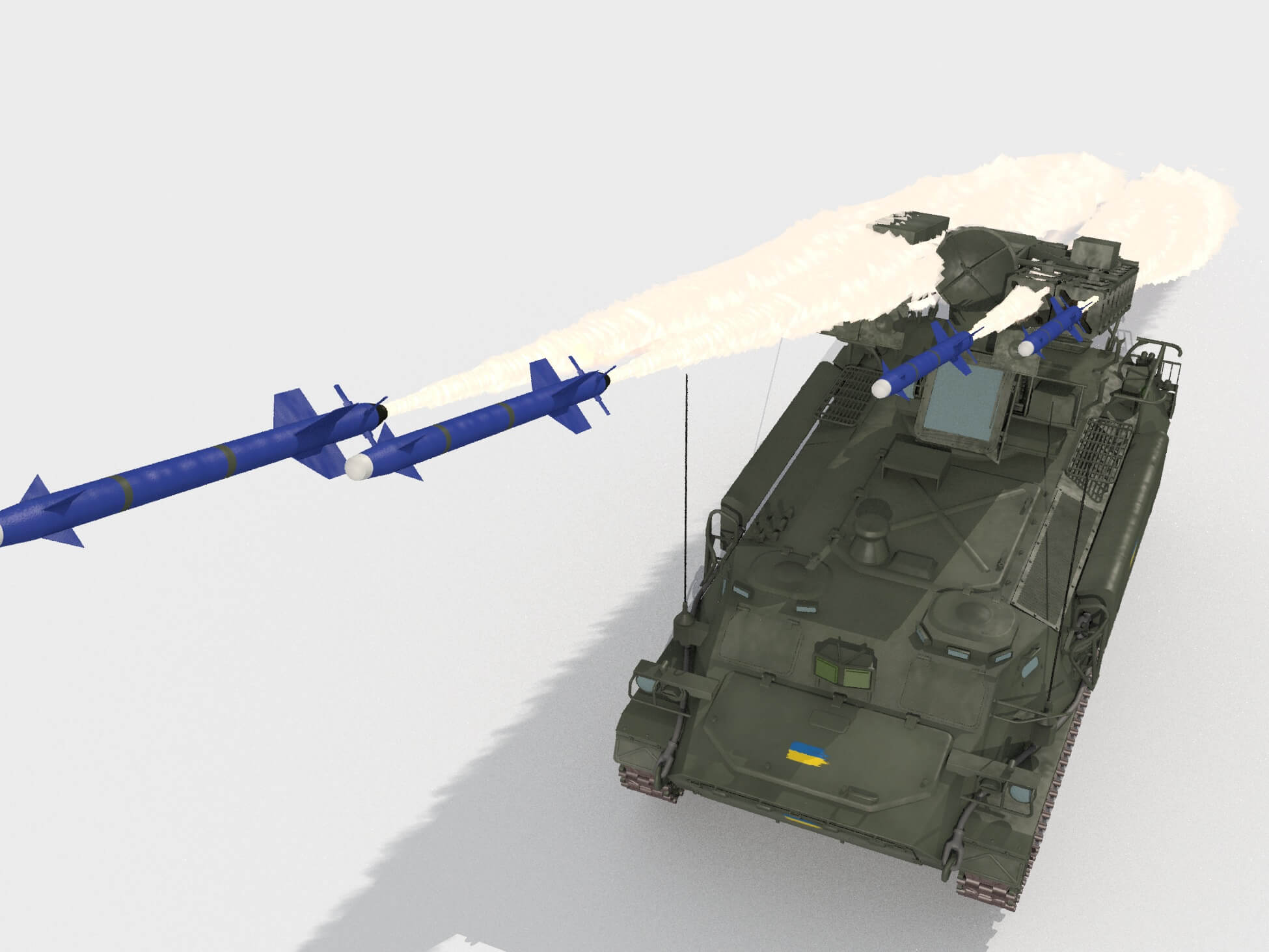 9K35 Strela-10 / SA-13 Gopher 3D Model by FiniasK