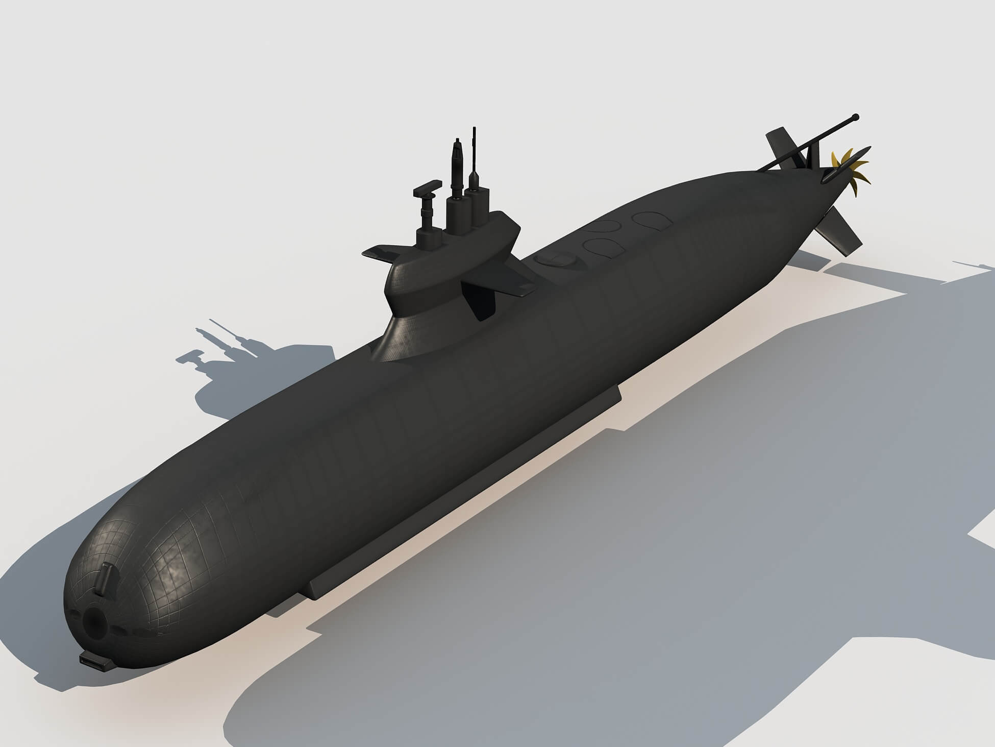 A-26 Blekinge Class Submarine 3D Model by FiniasK