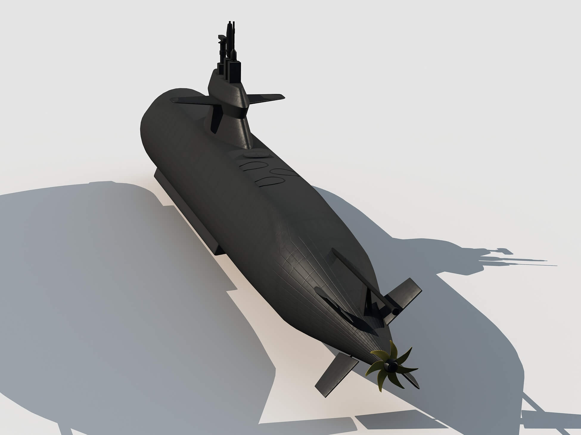 A-26 Blekinge Class Submarine 3D Model by FiniasK