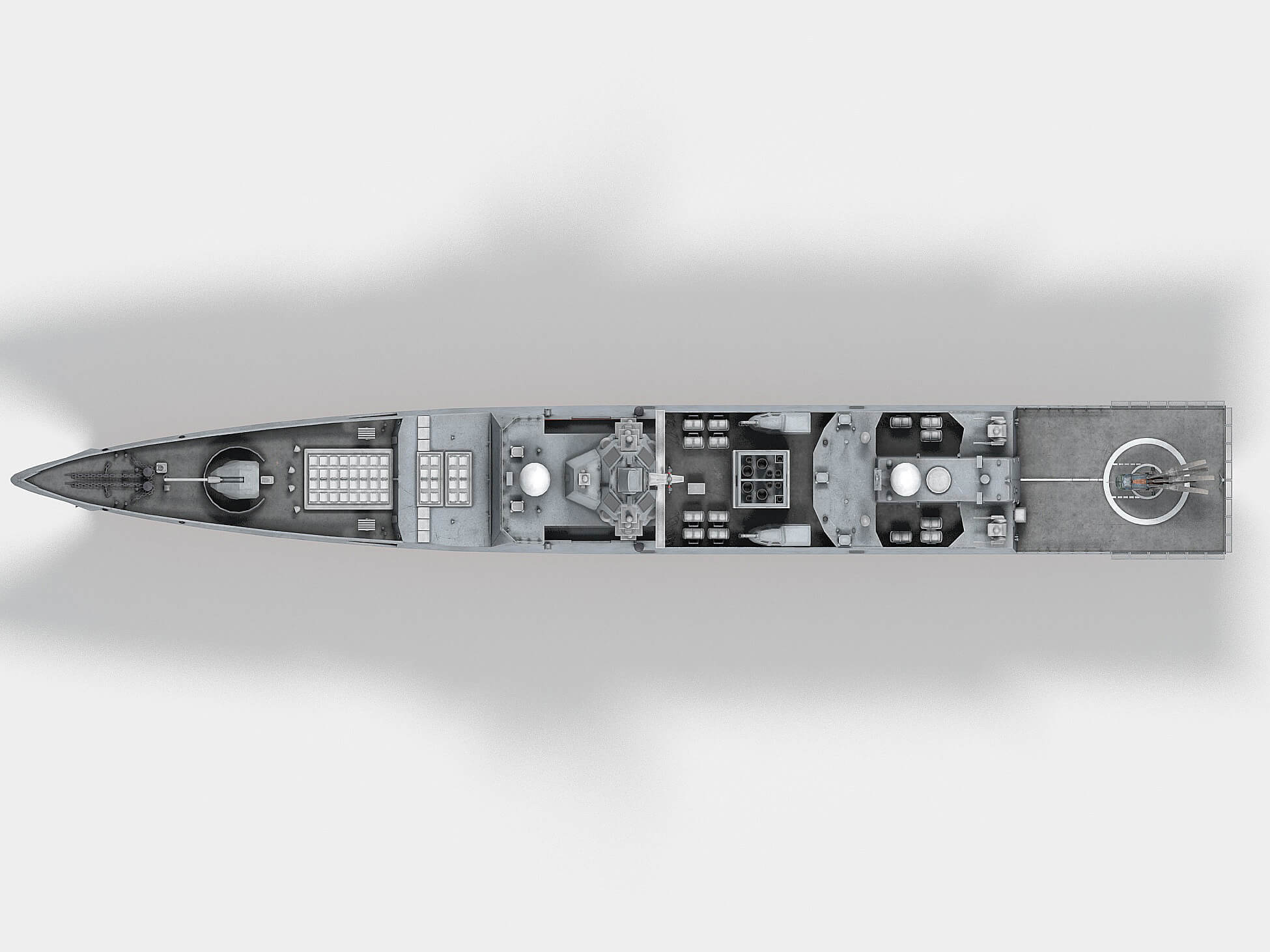 Admiral Kasotonov 22350 Class Frigate - 3D Model by FiniasK