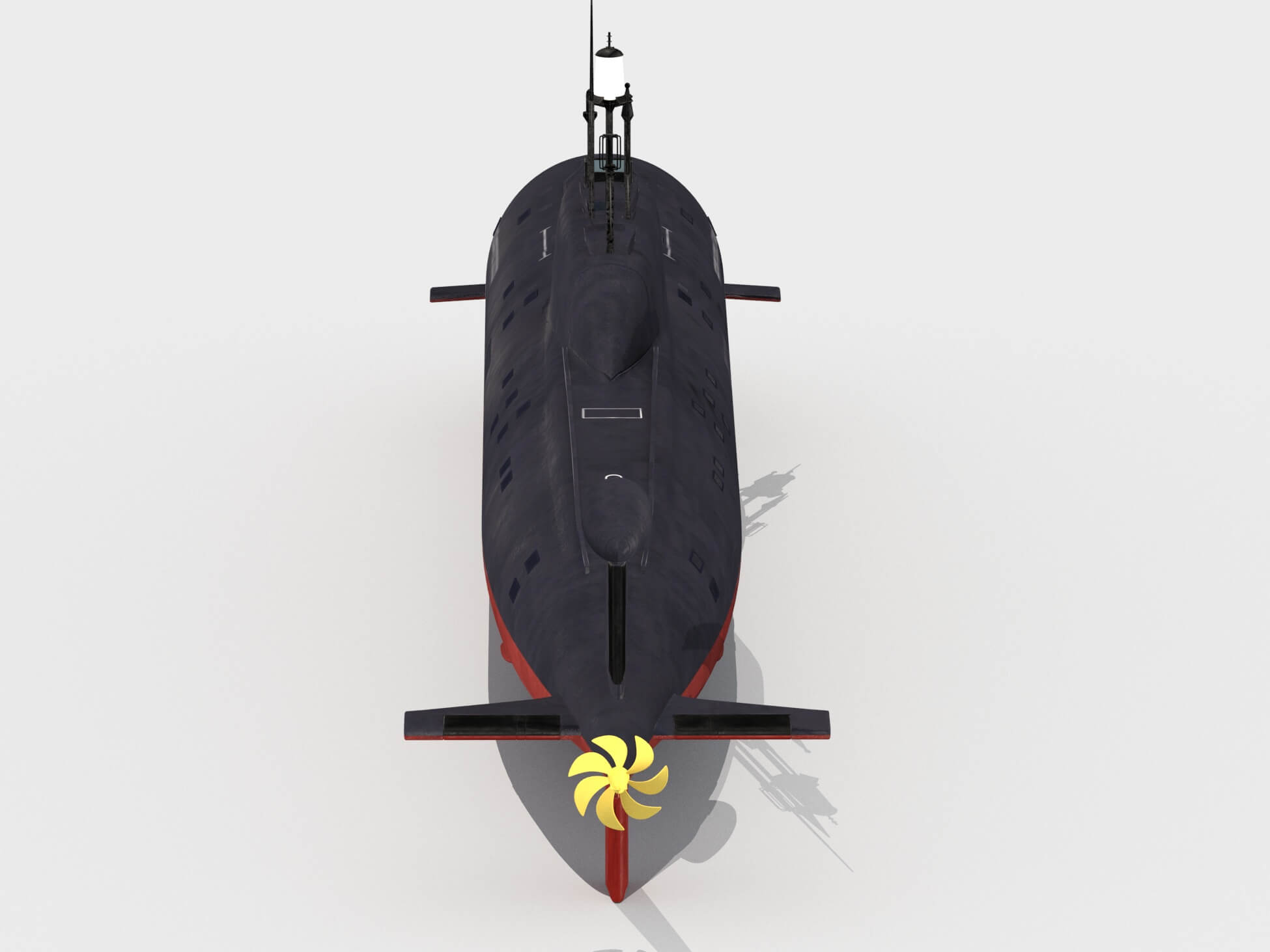 Akula 1 Class Submarine - 3D Model by FiniasK