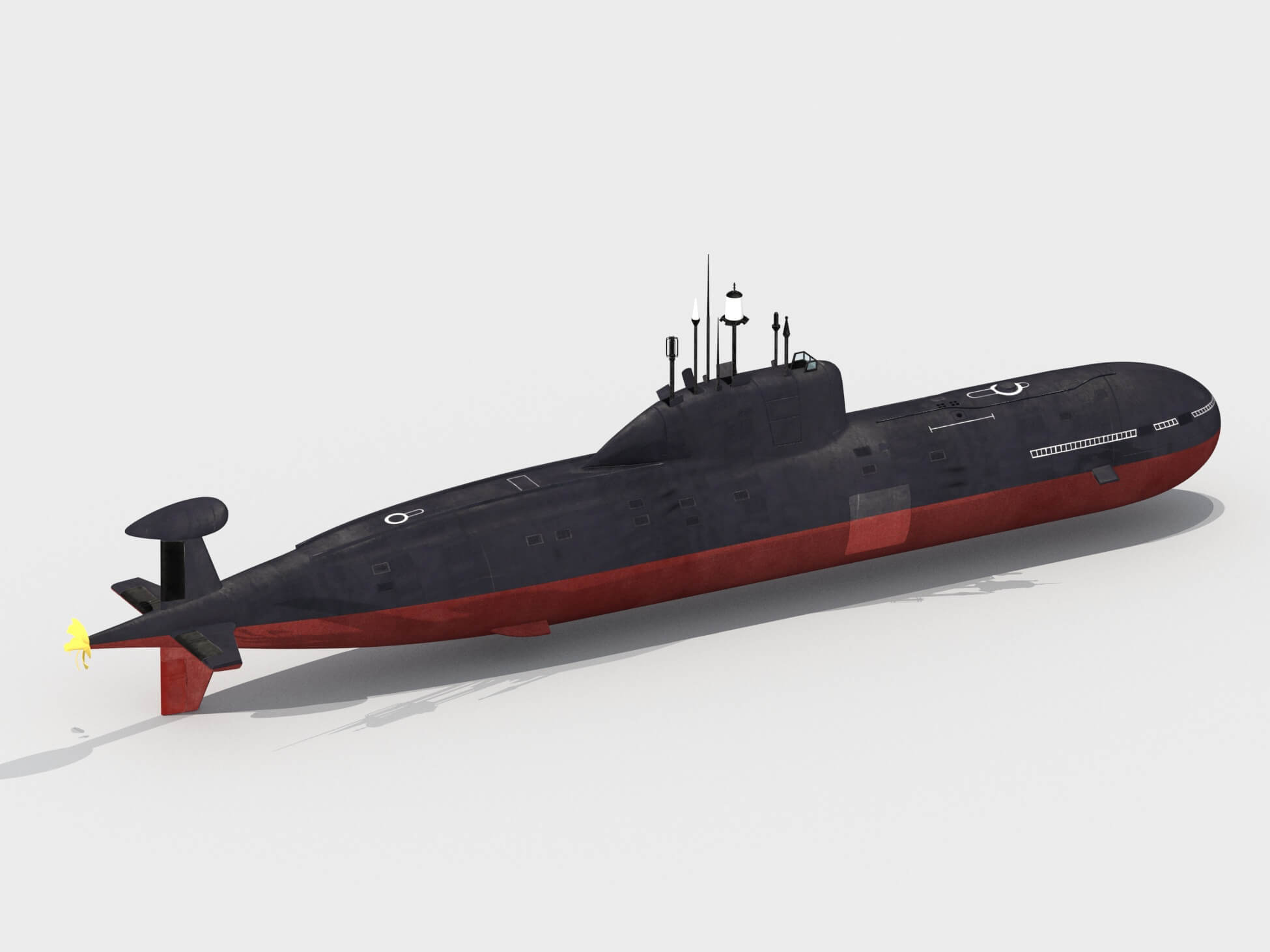 Akula 1 Class Submarine - 3D Model by FiniasK