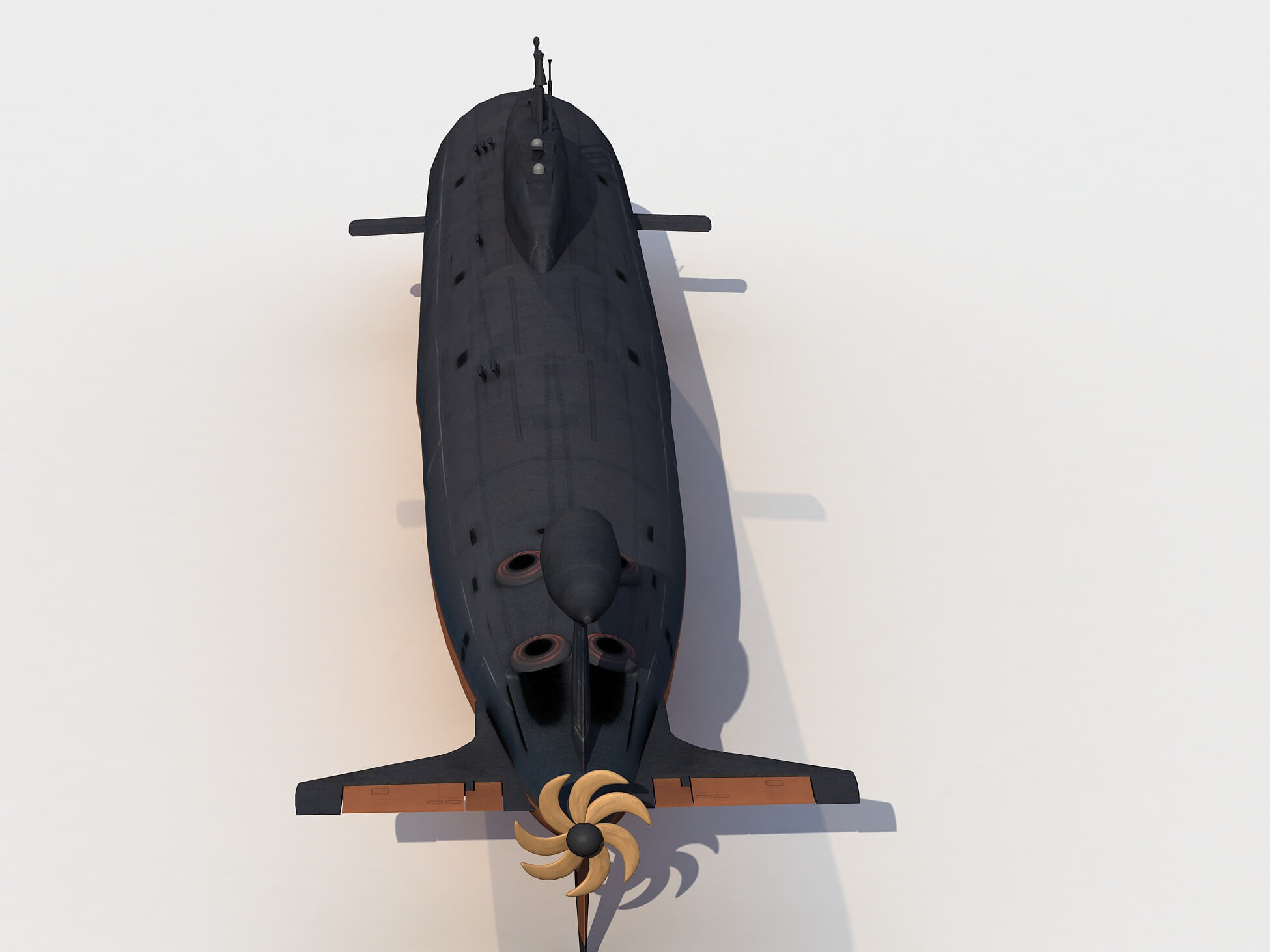 Akula Improved Class Submarine - 3D Model by FiniasK