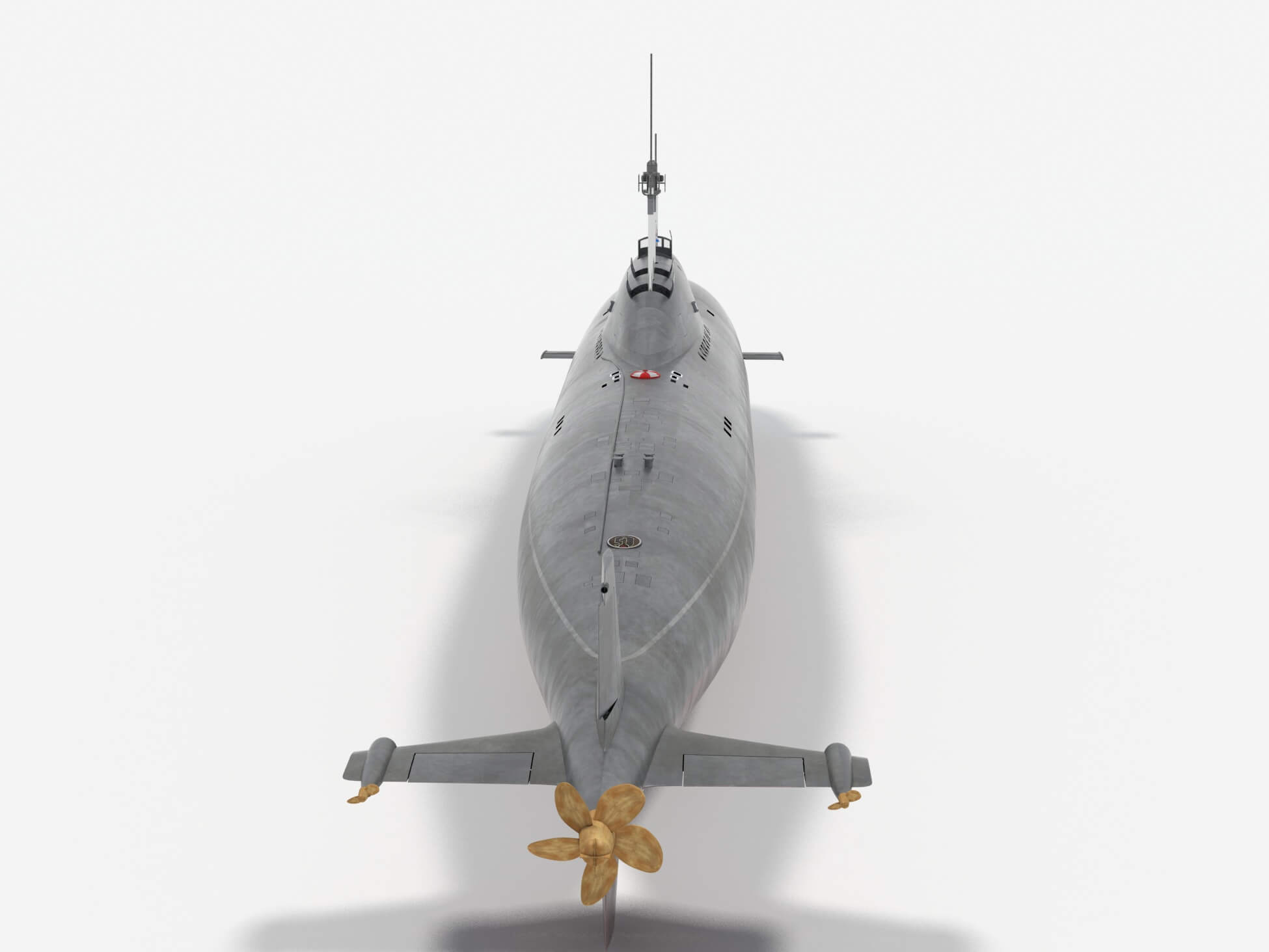 Alpha Class Submarine - 3D Model by FiniasK